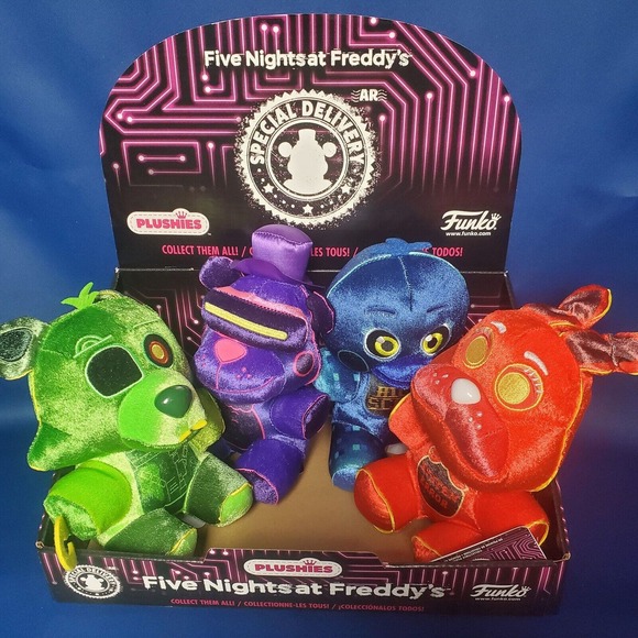 Funko | Toys | 4pk Fnaf Vr Plush Five Nights Freddys Vr Series 7 Plush ...